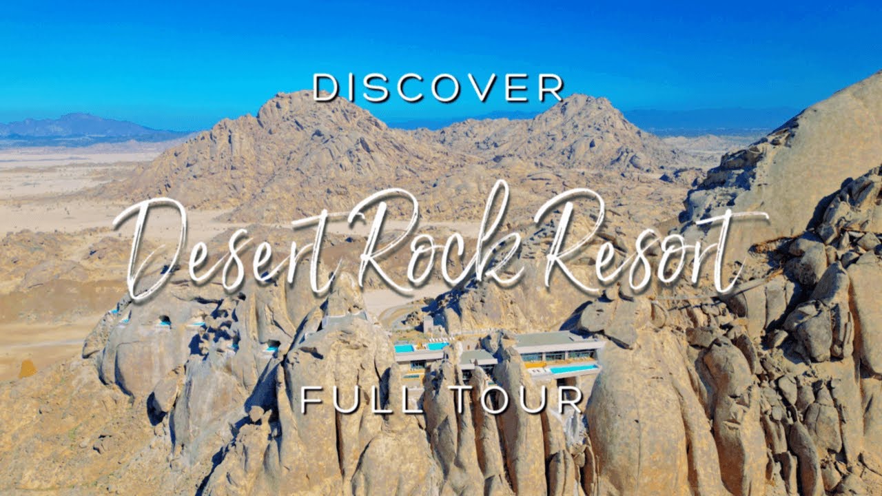 Desert Rock Resort, a hotel inside the rock, Saudi Arabia