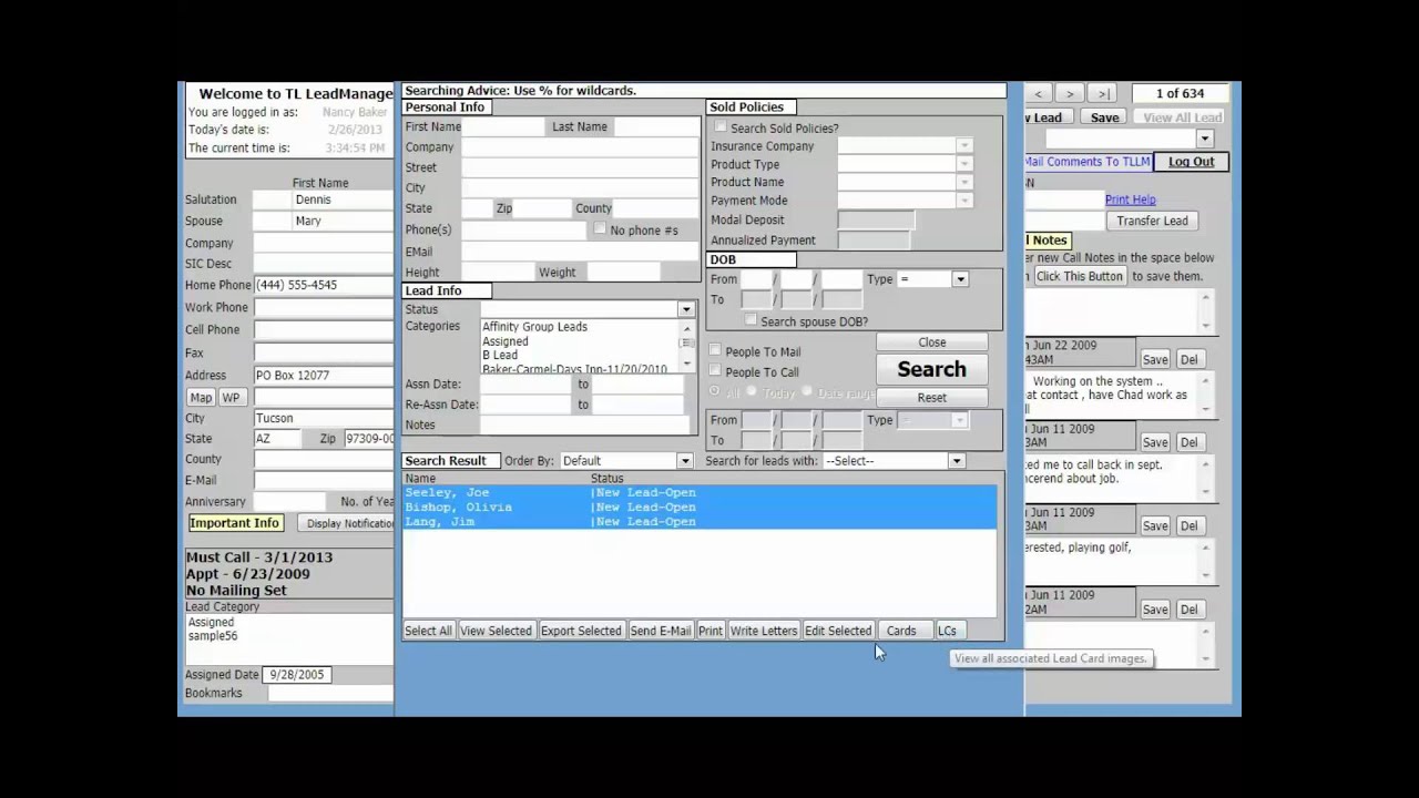 TL LeadManager - Retrieving New Leads