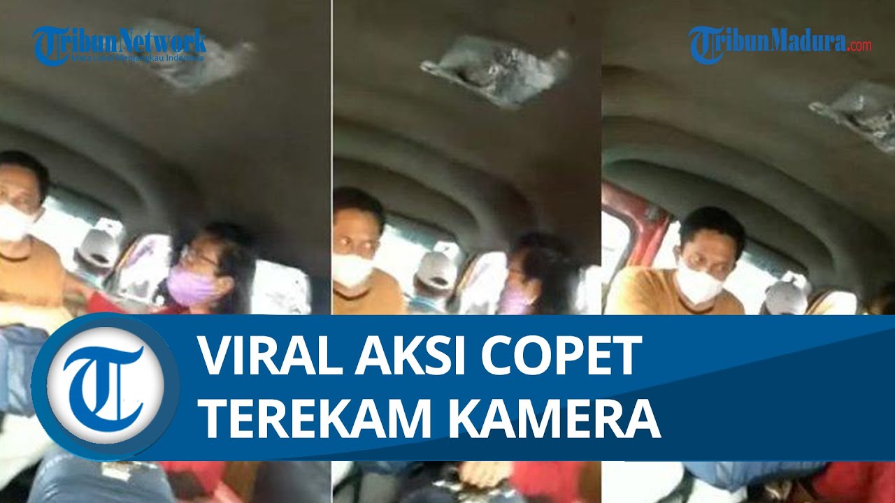 Viral Aksi Copet di Angkot Medan Terekam Kamera - Tribun Video