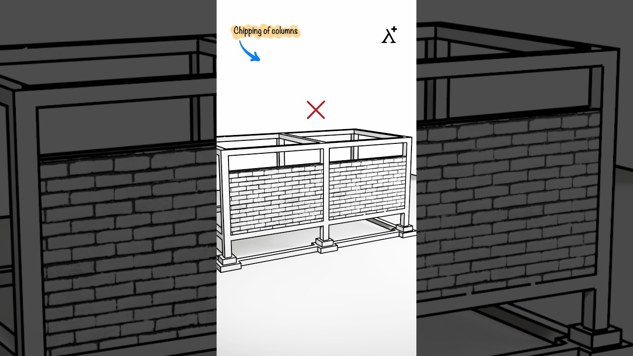 Correct Brick Wall Construction in Framed Structures | Construction Practices