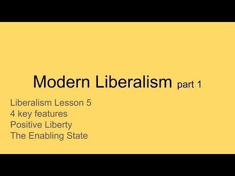 Modern Liberalism part 1