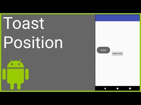 Learn How to Change the Position of the Default Toast Android Studio ...