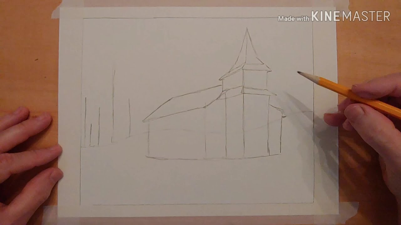 ...Church silhouette...