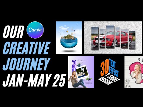 Canva Art Design Creative Journey Jan-May 2025