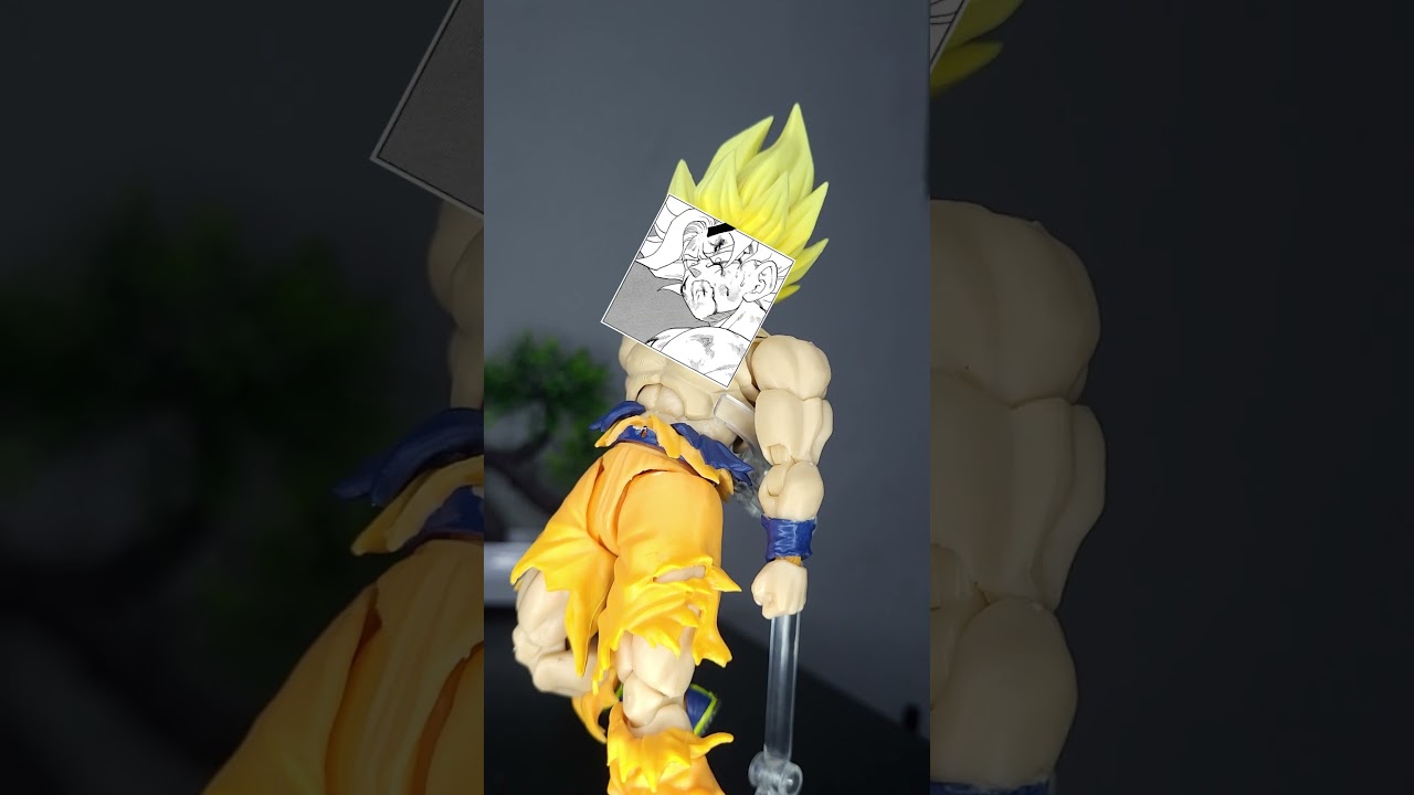 Action Figure VS Mangá (Goku Bootleg SHF Version)