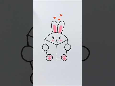 🐰Drawing ideas #drawing4kids #easydrawing #youtubeshorts