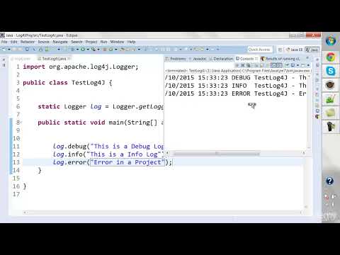 47 Apache Log4J API Console & File Appenders