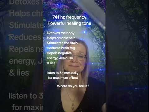 741 Hz solfeggio frequency. Healing, pain relief & detox
