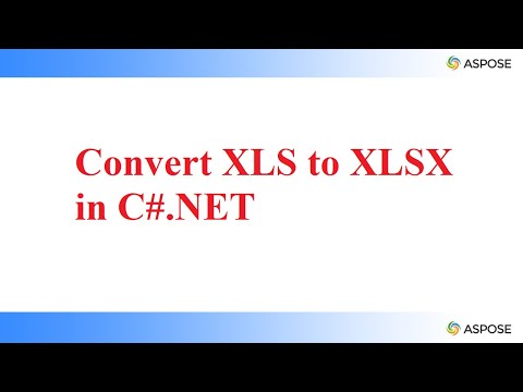 Convert XLS to XLSX in C#.NET