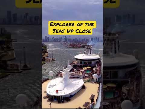 Explorer of the Seas Up Close #cruise #viral #royalcaribbean