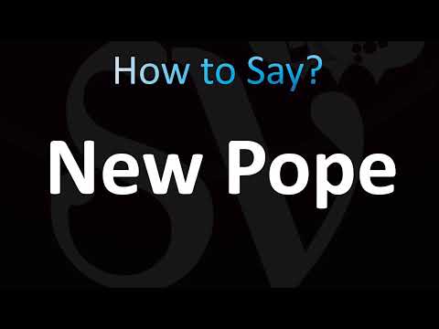 How to Pronounce New Pope (CORRECTLY!)