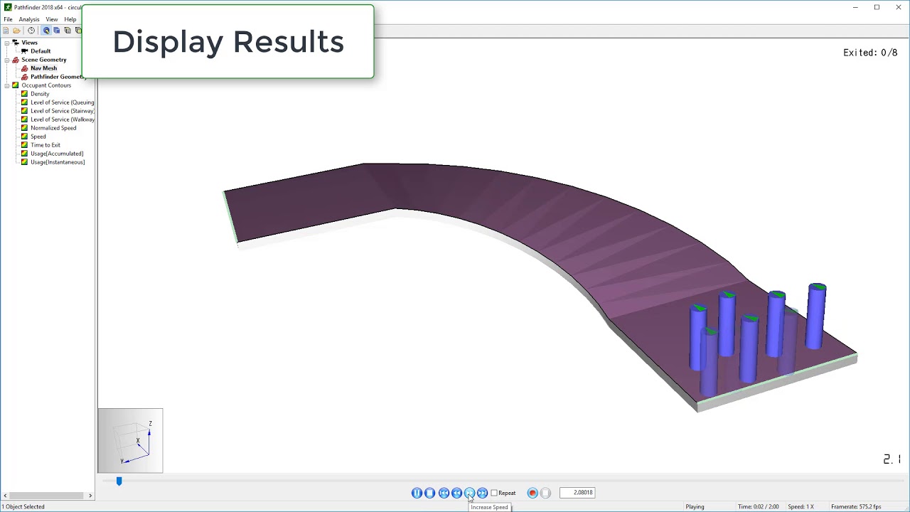 Curved ramp demo