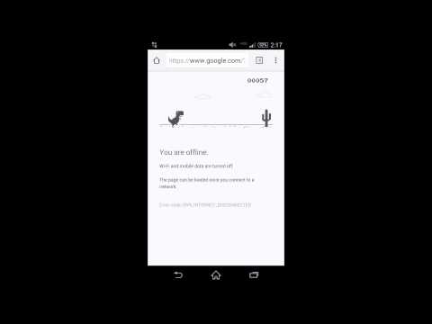 Google Chrome Dinosaur Game Offline Android and PC (T-Rex Easter Egg Guide 2015)