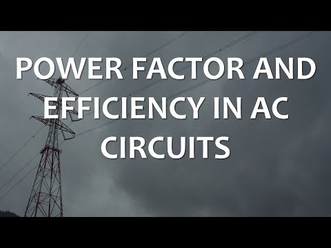 Power Factor and Efficiency in AC Circuits (Full Lecture)
