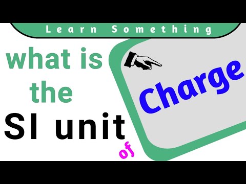 What is the SI Unit of Charge || Charge SI unit || Physics