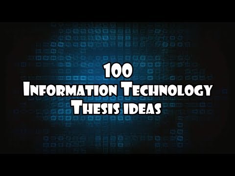 Best Topic For Thesis In Information Technology – Rembrethhie1996 Site