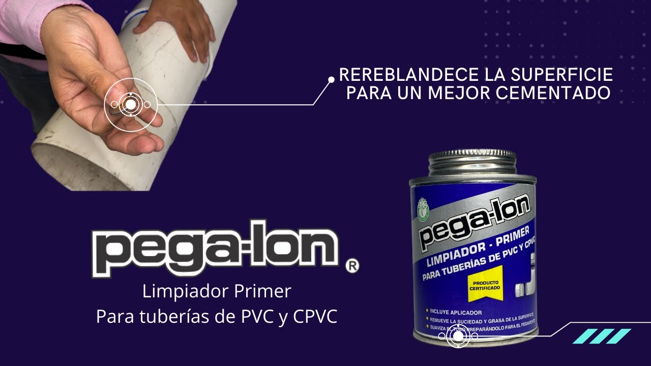 Limpiador Primer para tubería PVC y CPVC #Pegalon