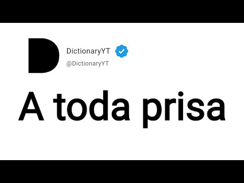 A toda prisa Meaning in English