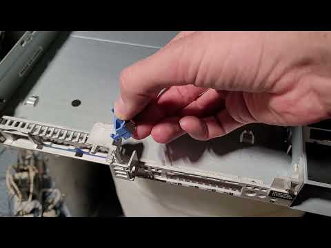 How to remove/replace PCI slot retention brackets for the Dell PowerEdge R610 server