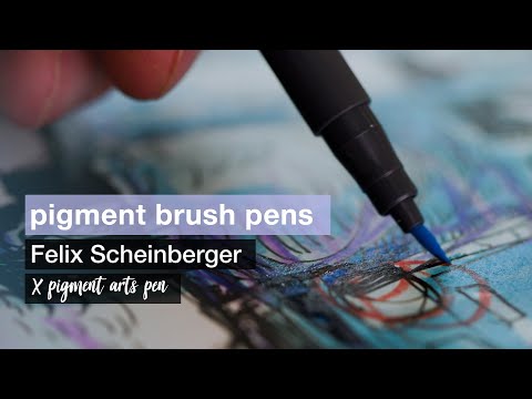 STAEDTLER x Felix Scheinberger x pigment arts pens