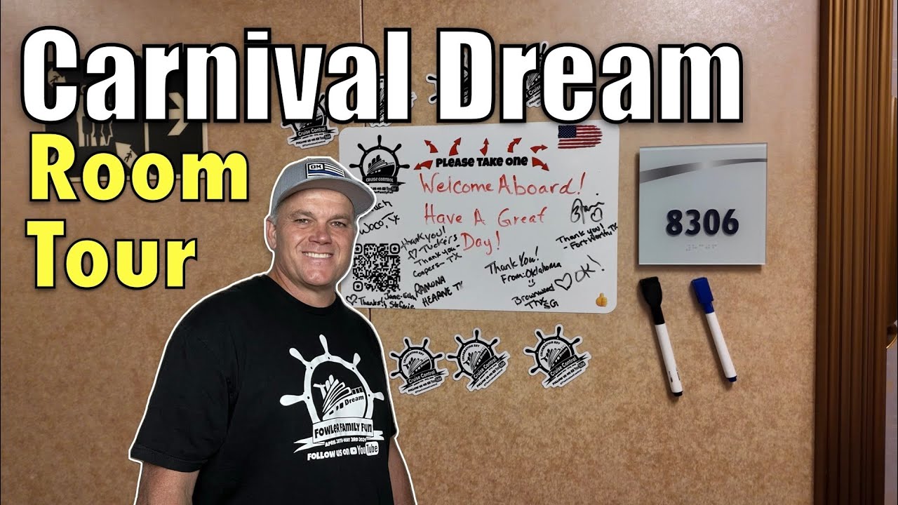 Carnival Dream Interior Room Tour. Cabin # 8306. Is This Interior Room Worth It.
