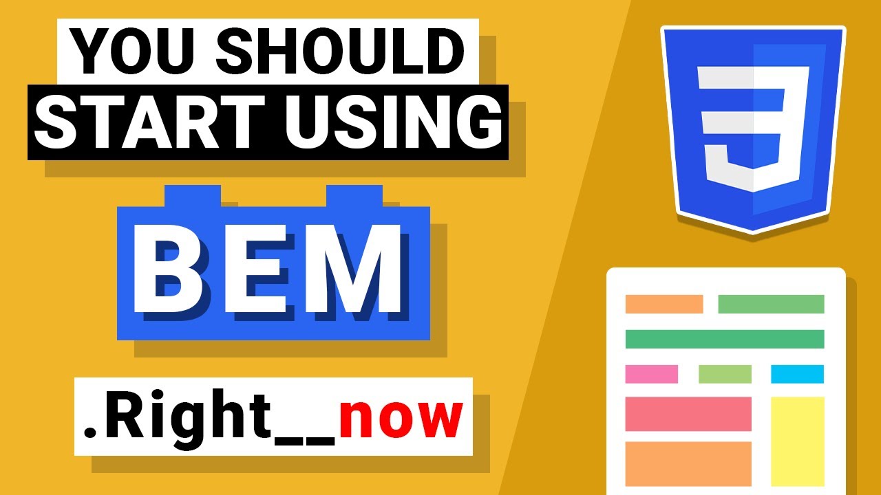 CSS BEM - The What, How, and Why | Block Element Modifier Methodology
