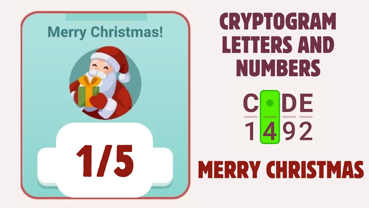 Cryptogram Merry Christmas Event Solution |  Chapter 1/5