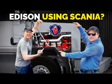 We're putting Scania engines into Edison Motors Trucks!