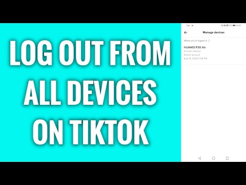 How To Log Out From All Devices On TikTok