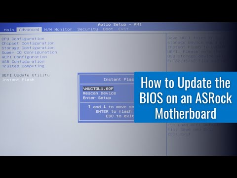 How to Update the BIOS on an ASRock Motherboard