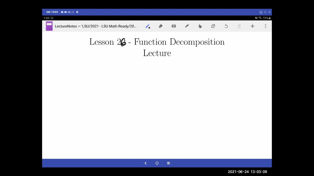 Lesson 26 - Function Decomposition