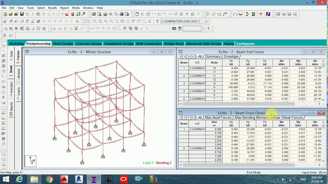 How to convert STAAD file to pdf doc. [Use Headphones]