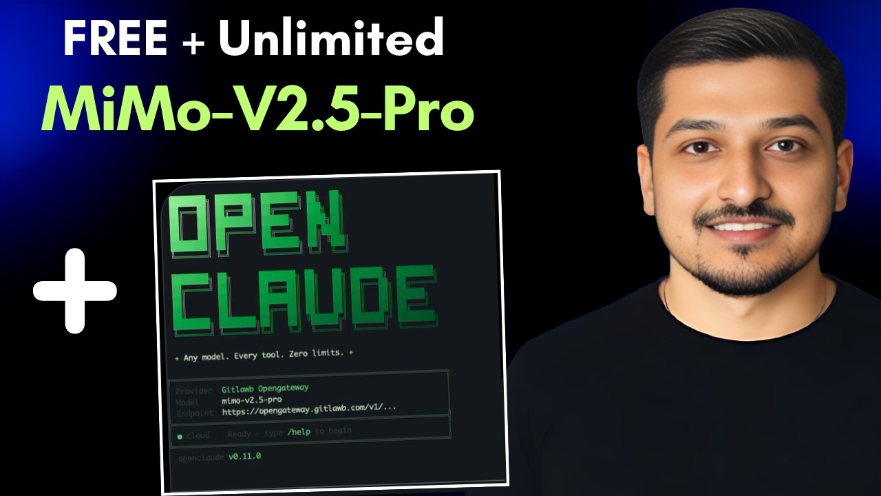 OpenClaude + FREE Unlimited MIMO V2.5 Pro = The Ultimate FREE AI Coding Setup You Didn’t Know
