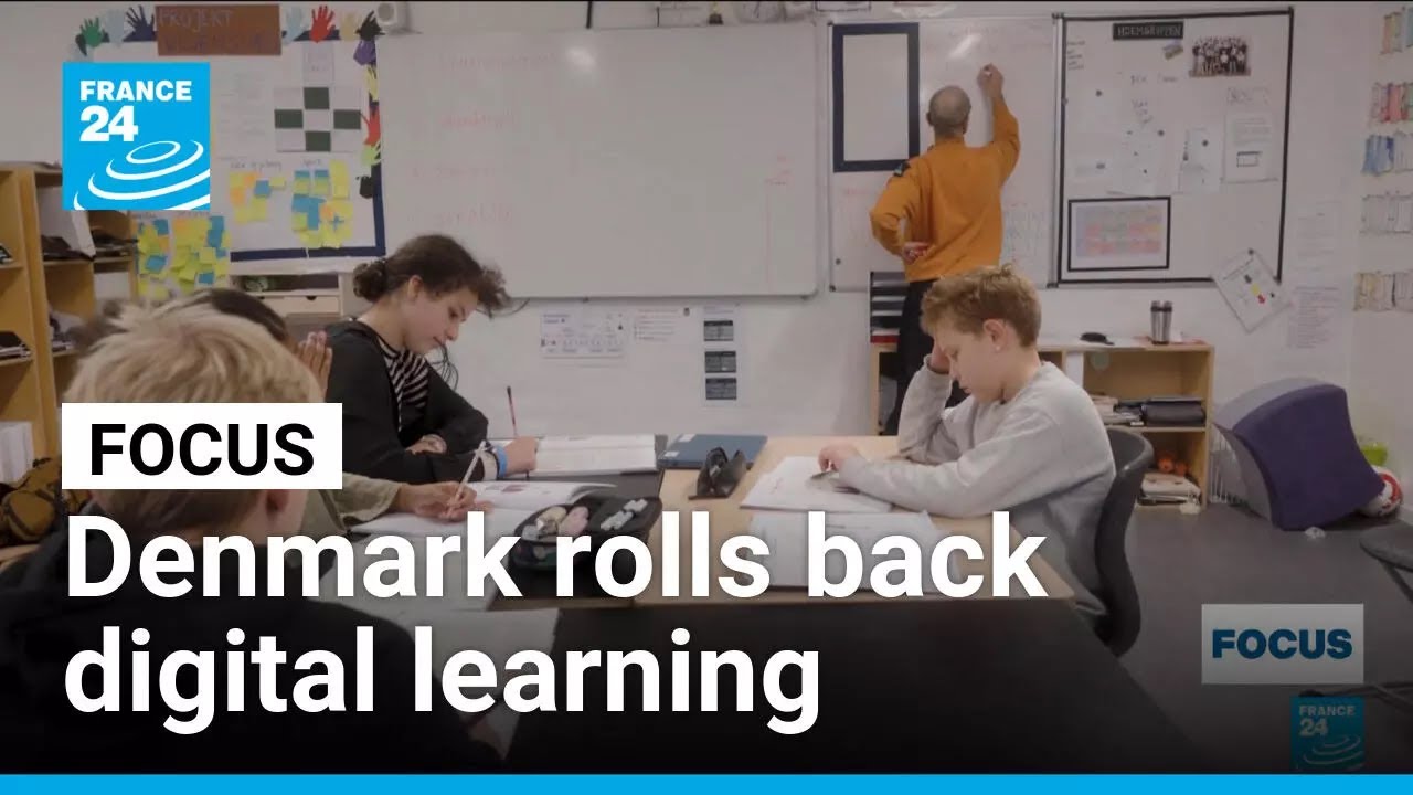 Back to textbooks: Denmark rolls back digital learning • FRANCE 24 English