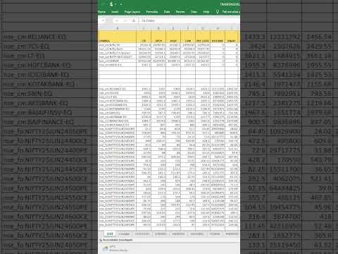 Algo Trading in Kotak Neo | Live tick data with Trading Excel | Store all Live Tick data in csv file