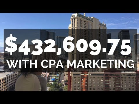 Over $430,000+ Made With CPA Marketing Training In Less Than....