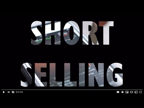 Too Embarrassed To Ask: what is short selling?