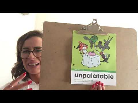 Word Of The Day 8 - Mrs Wordsmith - Unpalatable