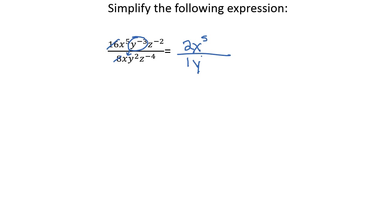 Exponent Rules Practice Problems
