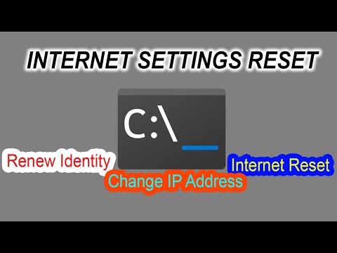 Reset your Entire internet Settings on Windows 11/10 | Using CMD | PC & MAC