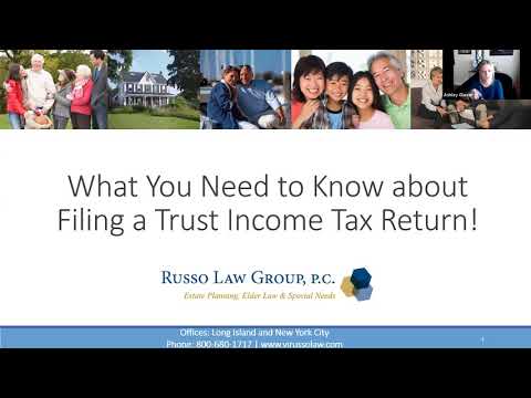 What You Need to Know About Filing a Trust Tax Return
