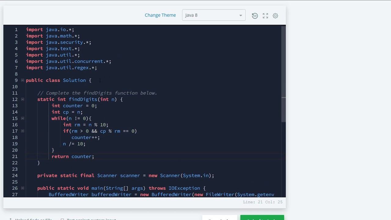 Hackerrank: Find Digits