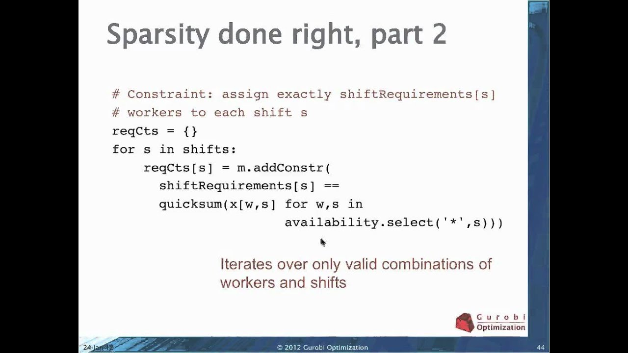 Tutorial: Modeling with the Gurobi Python Interface