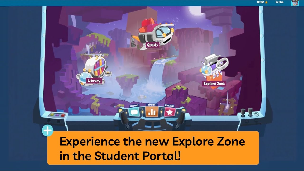 Explore Zone in the Student Portal for Raz-Plus and Foundations A-Z