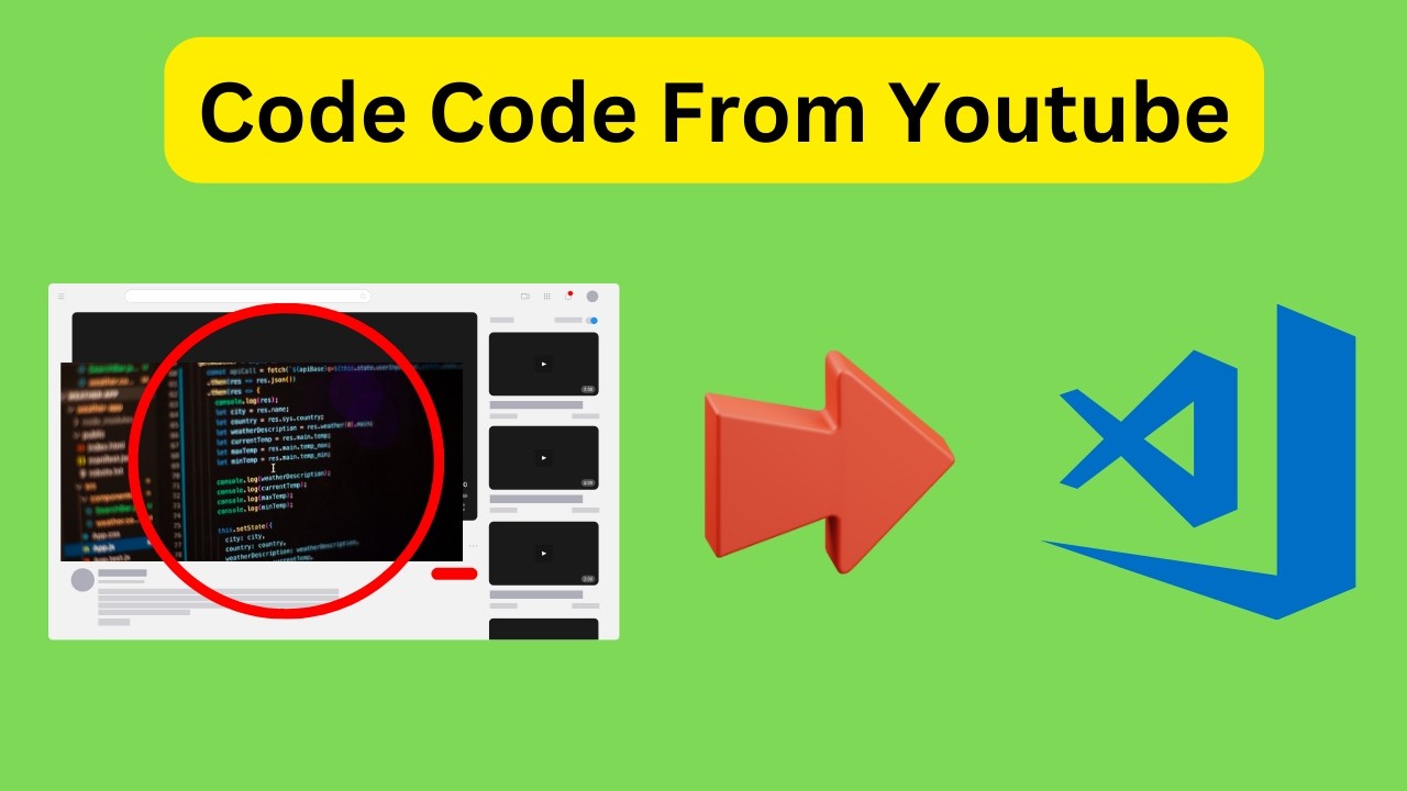 How To Copy Code From Youtube Videos | Video To Code