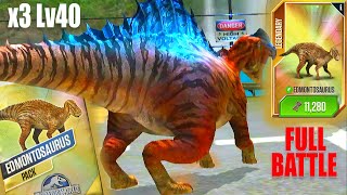 NEW LEGENDARY EDMONTOSAURUS MAX LV 40 | JURASSIC WORLD THE GAME