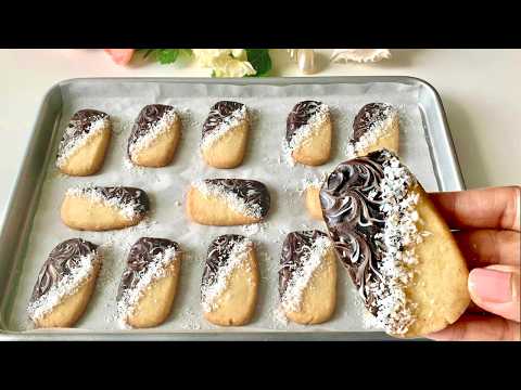 These Coconut Cookies melt in your mouth/easy cookies (in 5 minutes!)