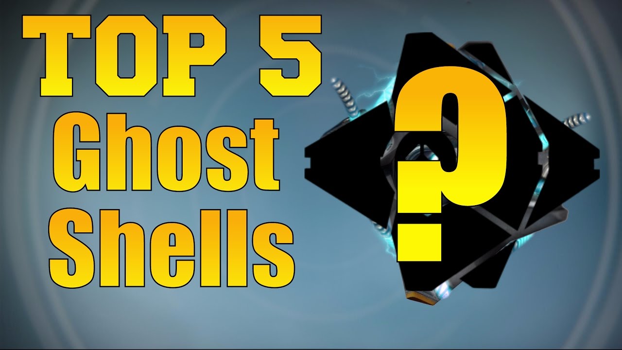 Destiny - Top 5 Ghost Shells In The Game! (In My Opinion!)