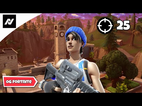 25 Kill Solo Win in OG FORTNITE (Project Nova)