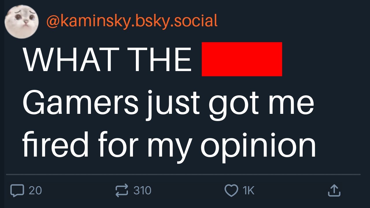 Gamer hating 'Community Manager' just lost everything
